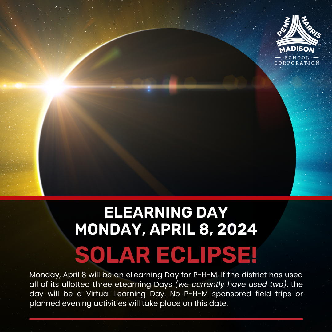 eLearning Day for April 8 due to Solar Eclipse - Grissom Middle School